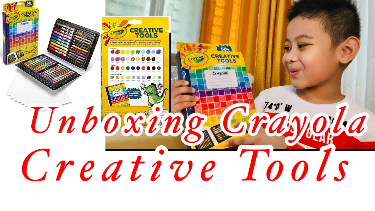 UNBOXING CRAYOLA CREATIVE TOOL - YouTube