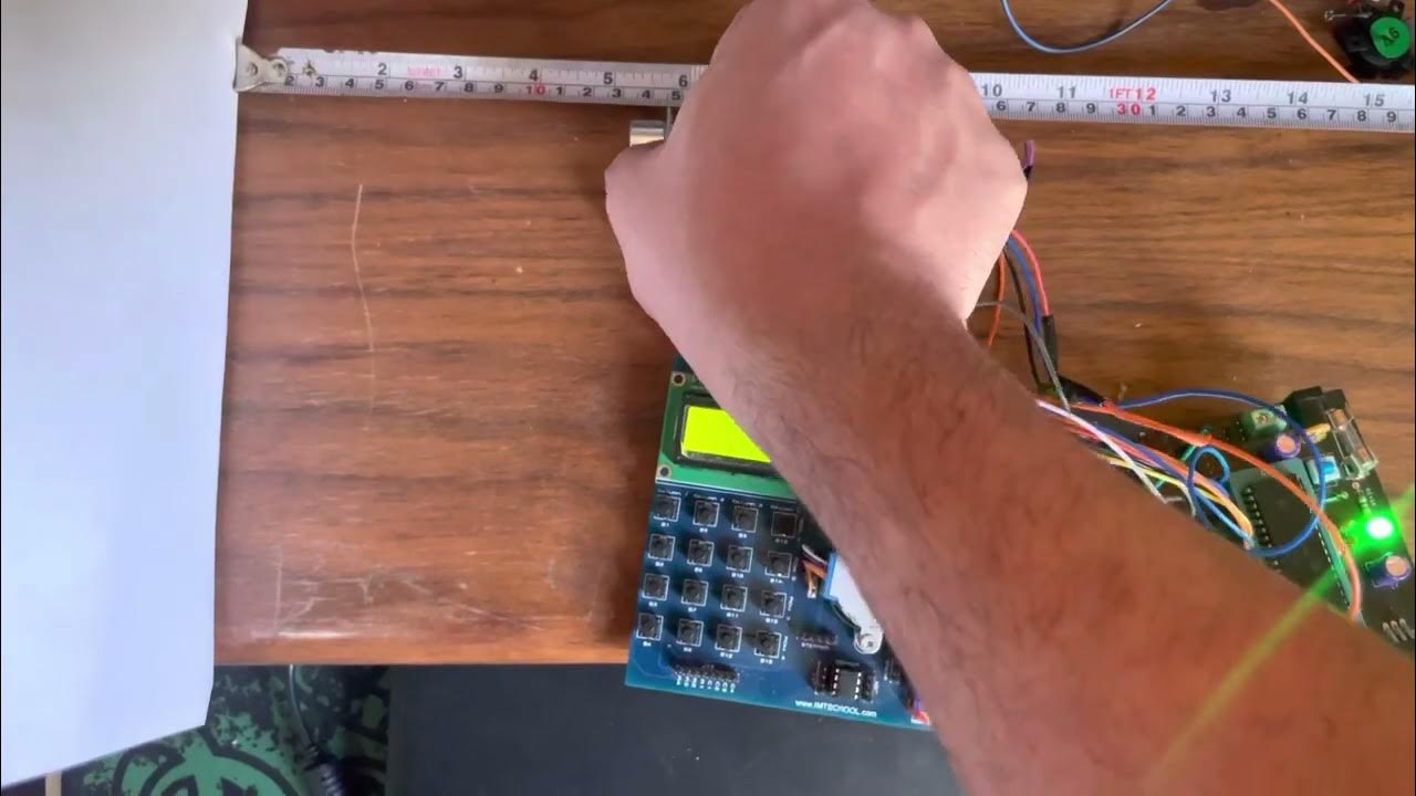 Parking Sensor using HC-SR04 (ATMEGA32) - YouTube