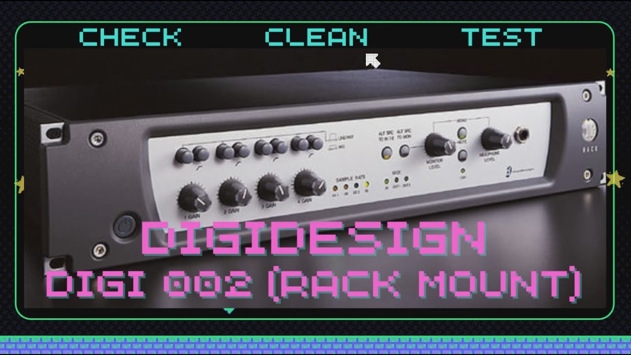 Preventive Maintenance - Digidesign Digi002 Rack Mount - YouTube