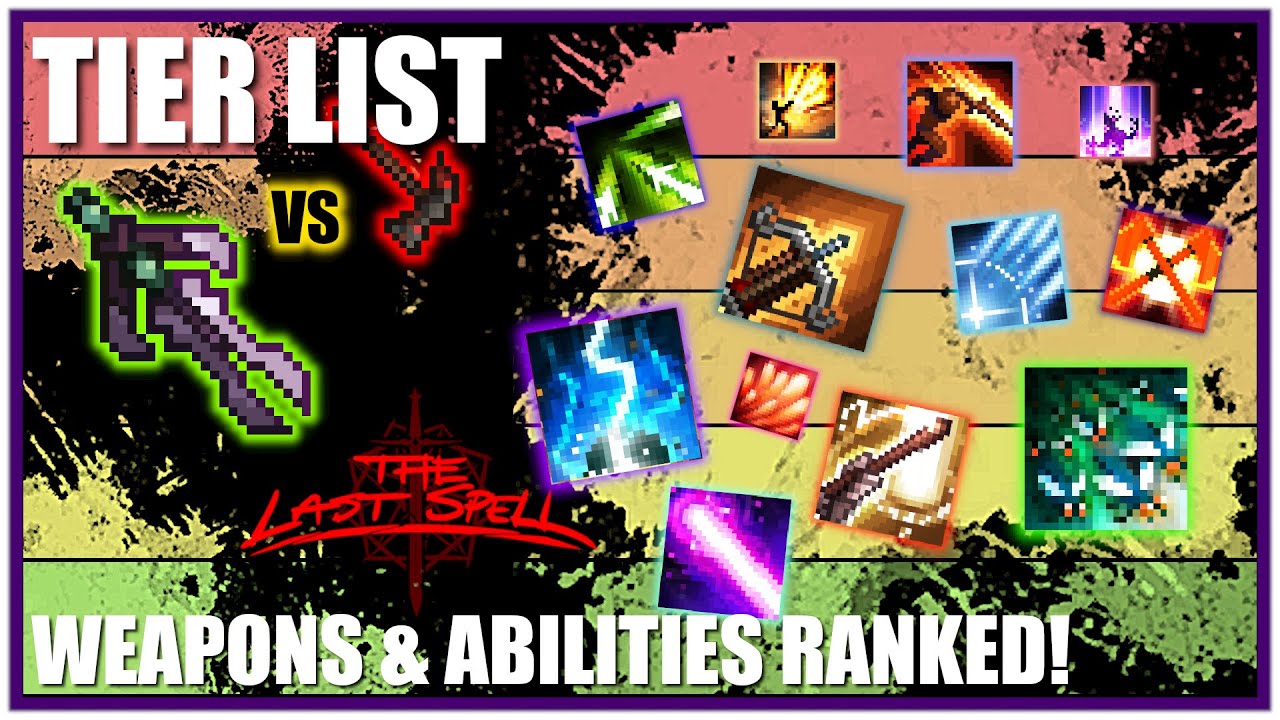 Weapons & Abilities Tier List [1.0.2.17] (The Last Spell) - YouTube