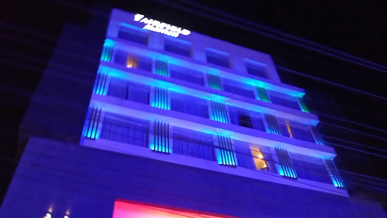 Night views of indore city , - YouTube