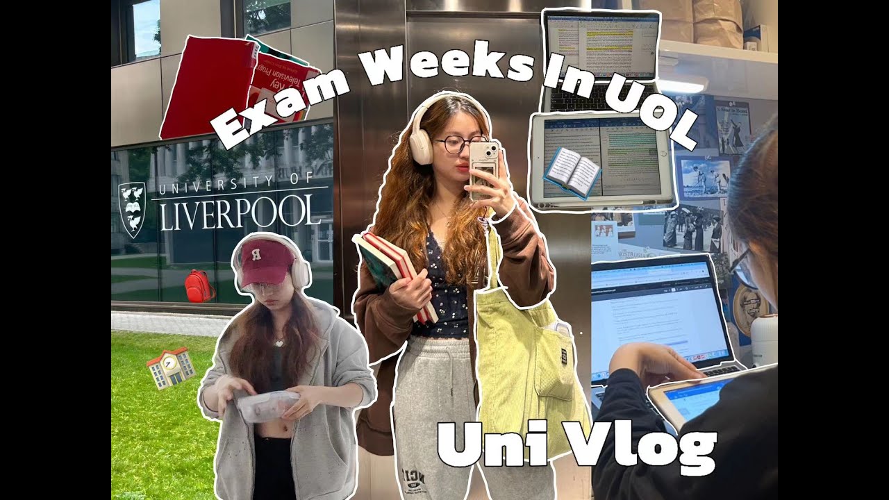【Chinese Student in UK】Surviving Final Exams at the University of Liverpool!Study VLOG🧑‍🎓COM ...