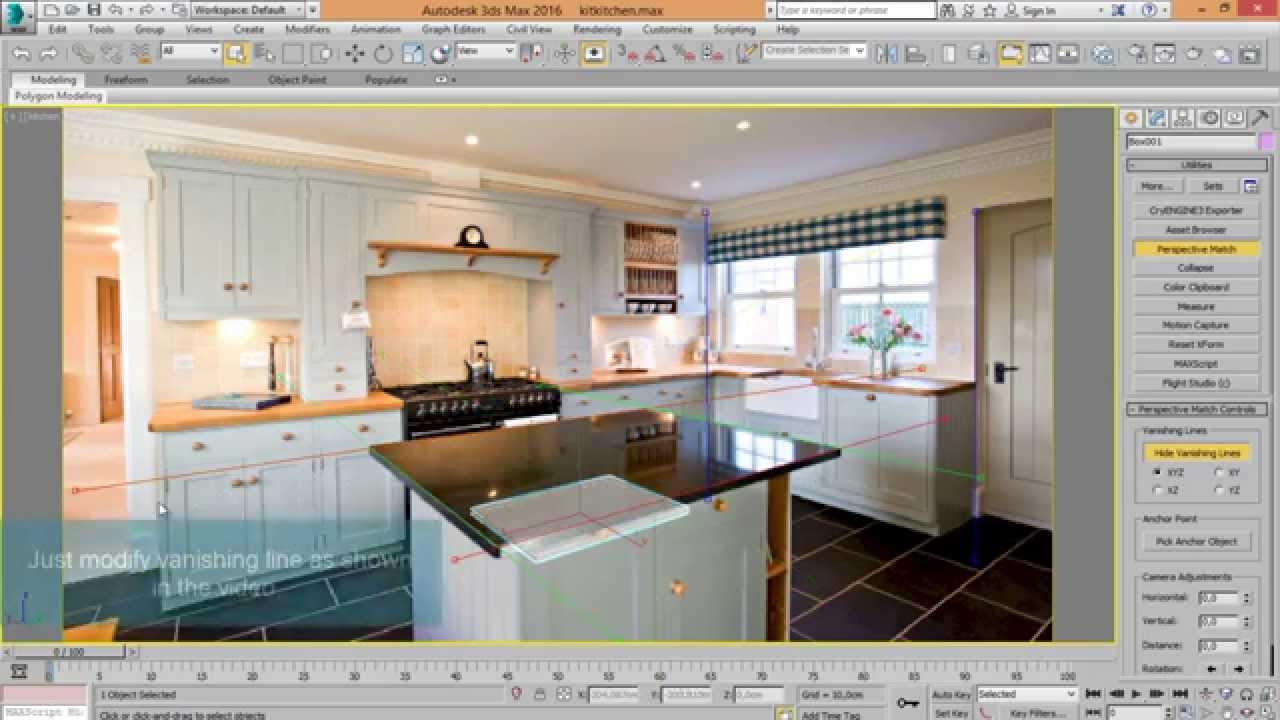 3ds max 2016 How to make a real world from bitmap. - YouTube