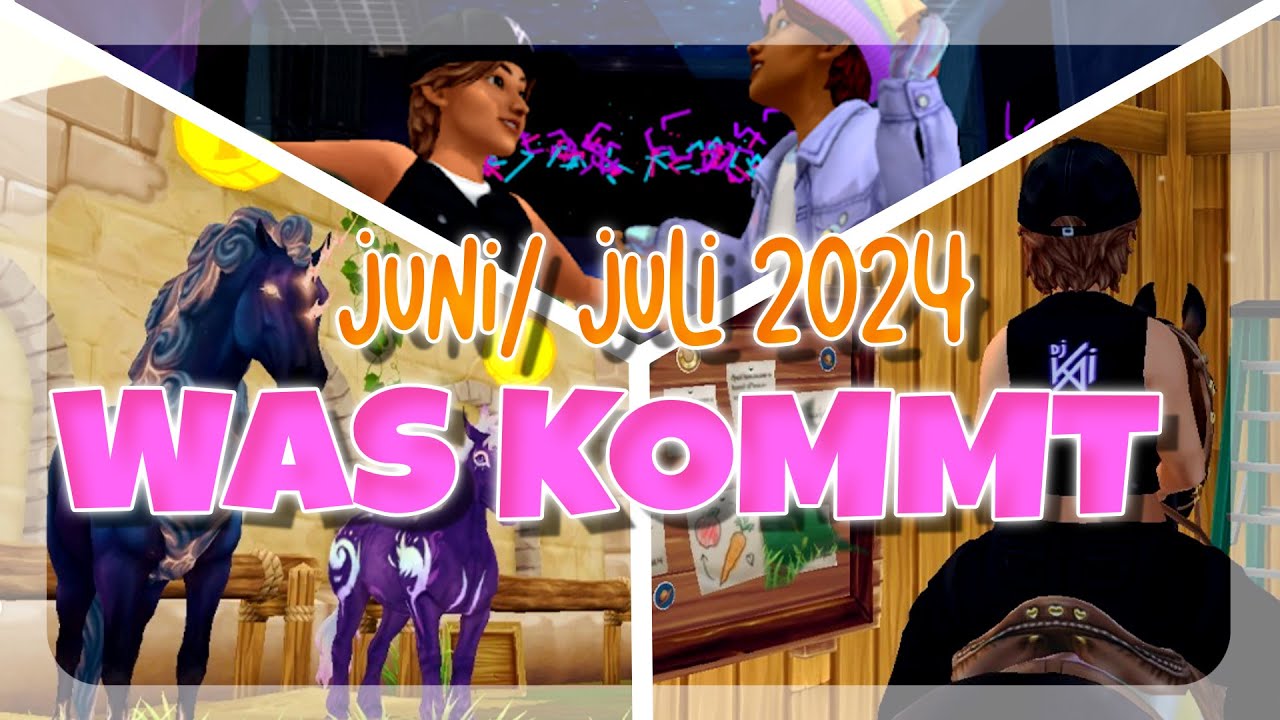 WAS KOMMT IM JUNI/JULI 🐴 REGENBOGEN EVENT/ NEUE PFERDE/ NEUE DISCO ...