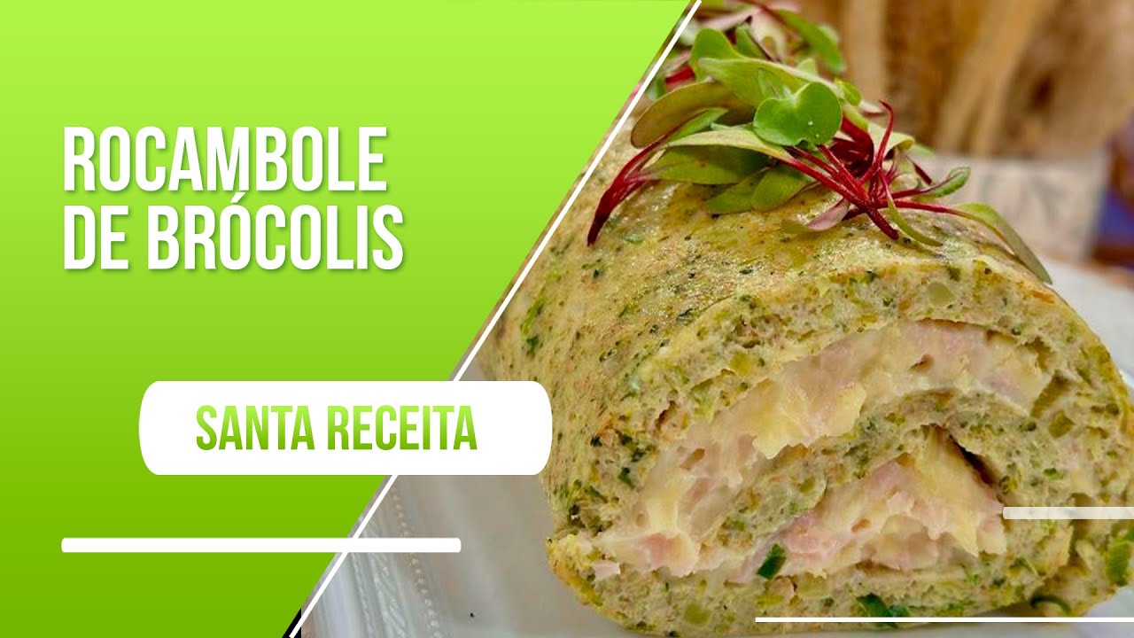 Aprenda a receita do rocambole de brócolis do chef Léo Roncon - YouTube