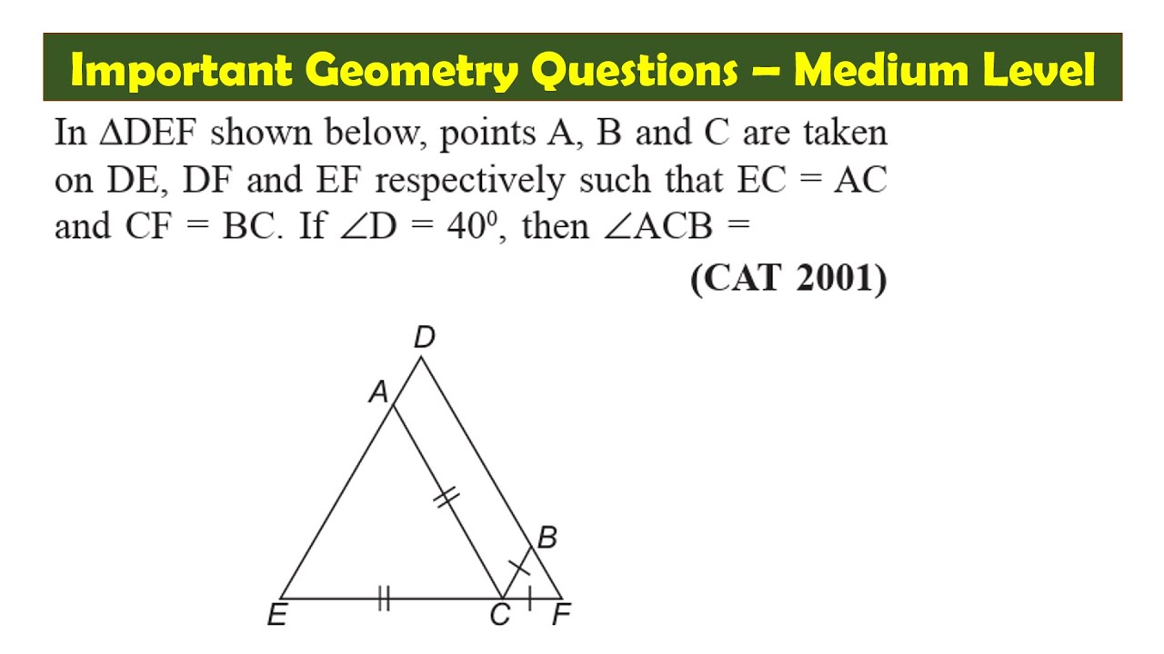 🌻Important geometry questions🌻Angles in a triangle and straight line ...