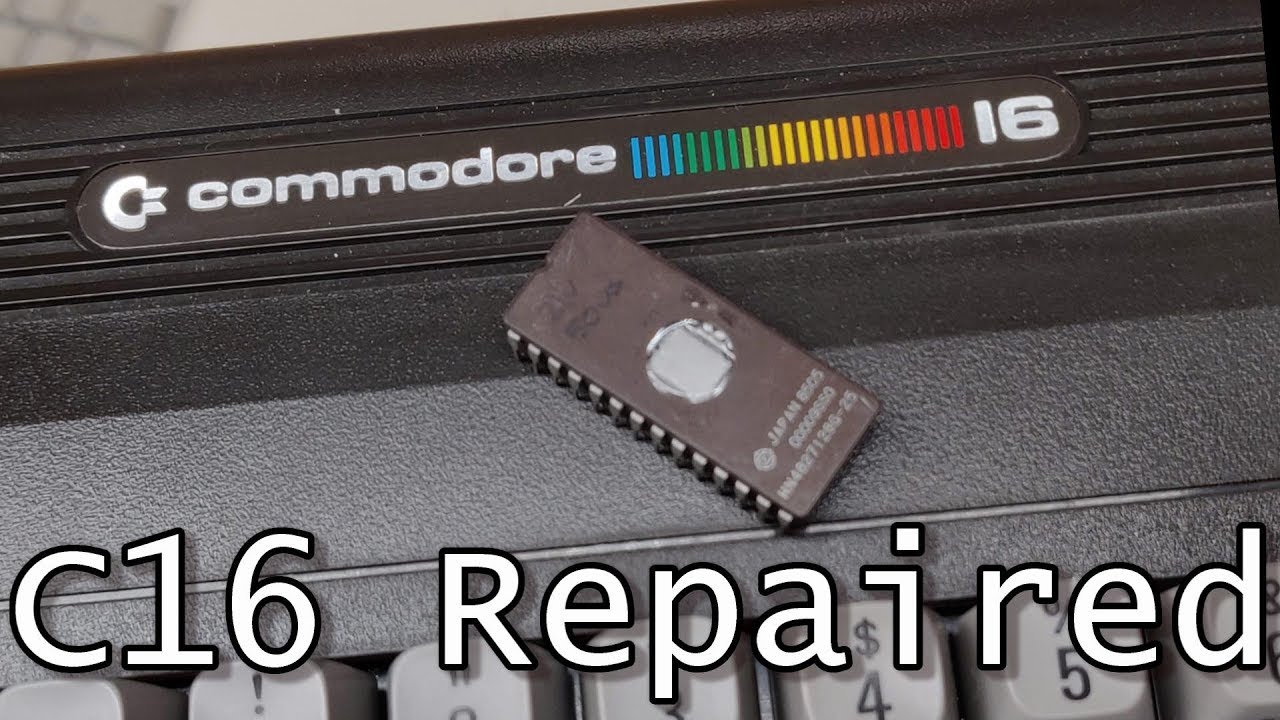 Fixing the C16 and getting disk I/O working - YouTube