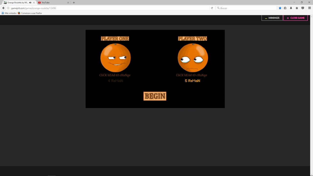 orange roulette - YouTube