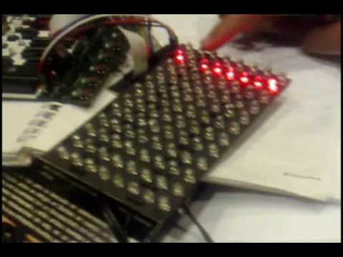 "Led Touch" - LED touchscreen-based instrument. - YouTube