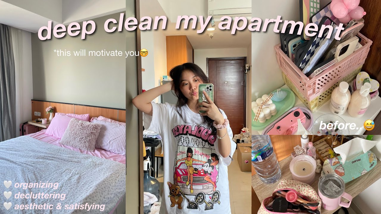 DEEP CLEAN MY APARTMENT 🪞 organizing, decluttering, re-arrange ...