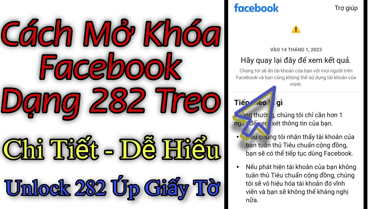 Cách Mở Khóa Facebook Dạng 282 Treo - Unlock 282 Up Giấy Tờ ...