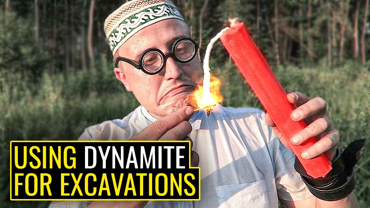 When archeology is your passion | using DYNAMITE for excavations - YouTube