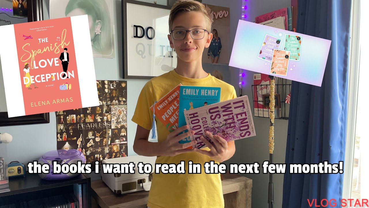 the books i want to read in the next few months! - YouTube