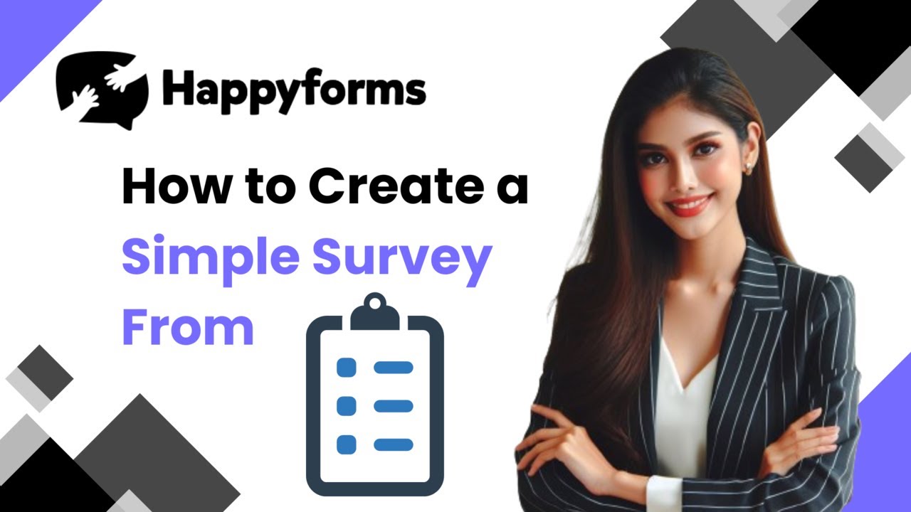 How to Create a Survey Form in Happyforms - YouTube