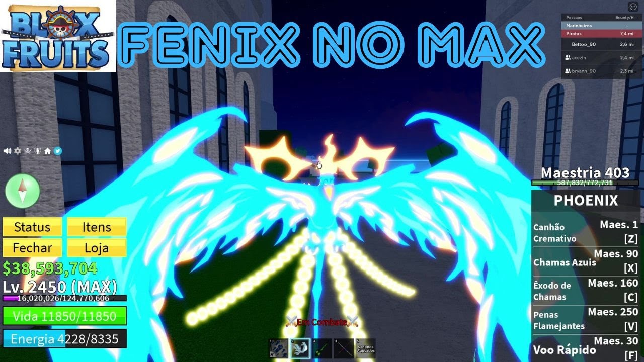 BLOX FRUITS DESPERTANDO A FRUTA FENIX NO MAXIMO - YouTube