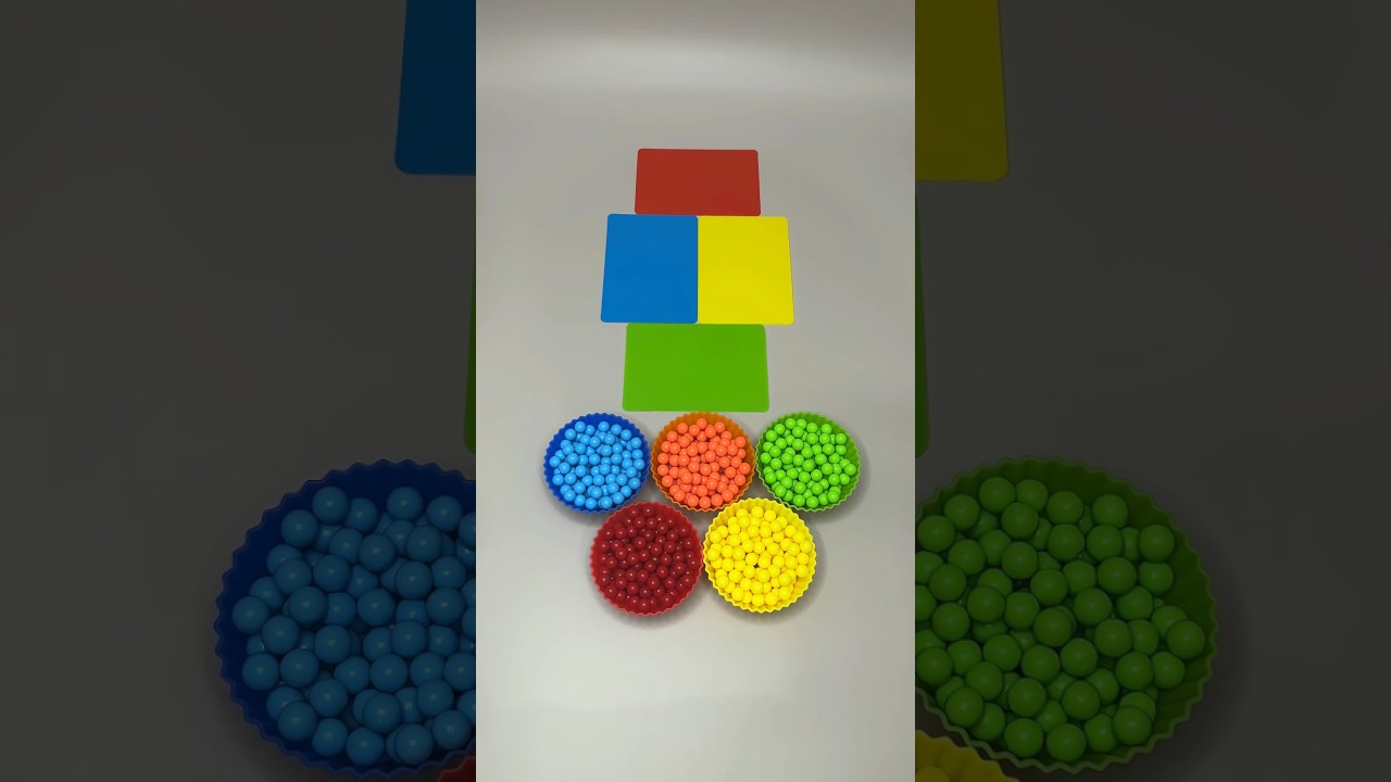 Falling Beads Colorful Balls Oddly Satisfying Reverse ASMR Video #marblerunbb #marblerun #asmr ...