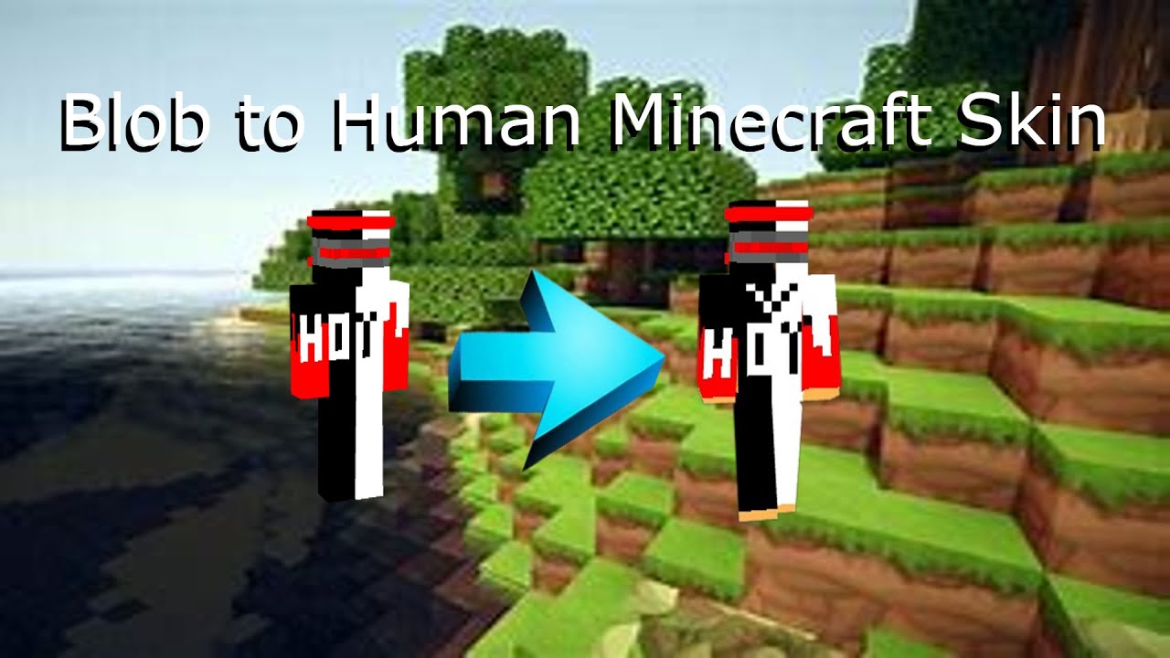 Turning my Minecraft skin into a Human! - YouTube