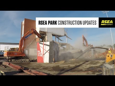 RSEA Park construction update (02/05) - YouTube