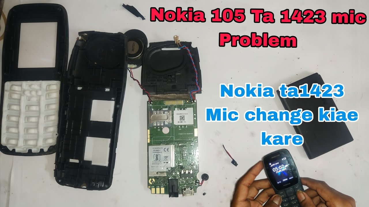 Nokia 105 TA1423 Mic problem || Nokia 105 Mic replacement || Nokia ...
