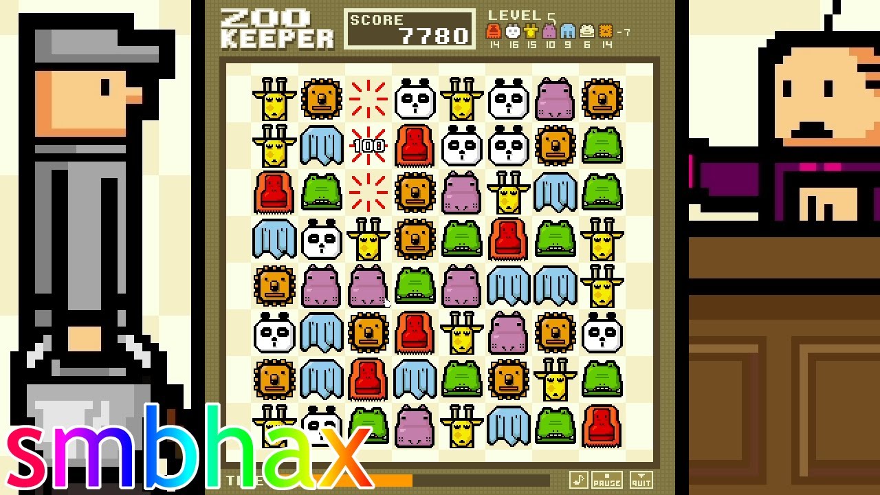 1968: Zoo Keeper \\ The classic free Flash match-three game, emulated ...