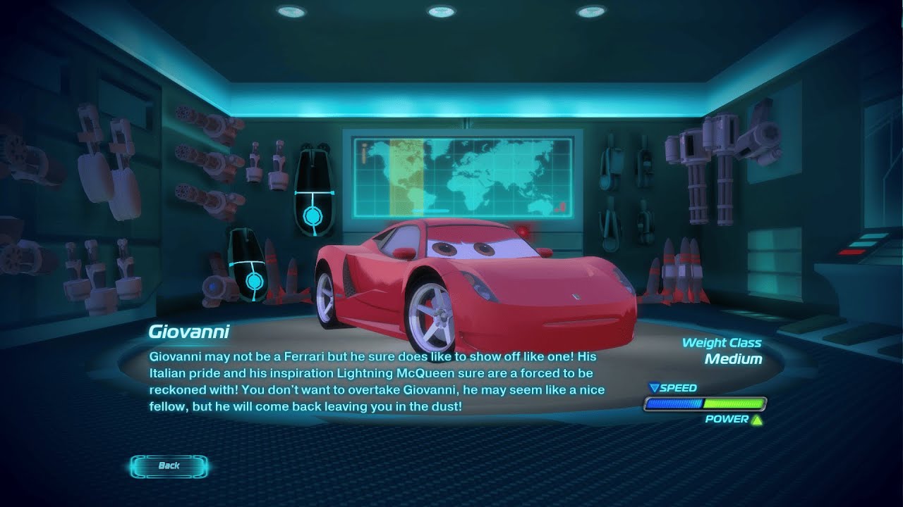 GIOVANNI / CARS 2 THE VIDEO GAME - YouTube
