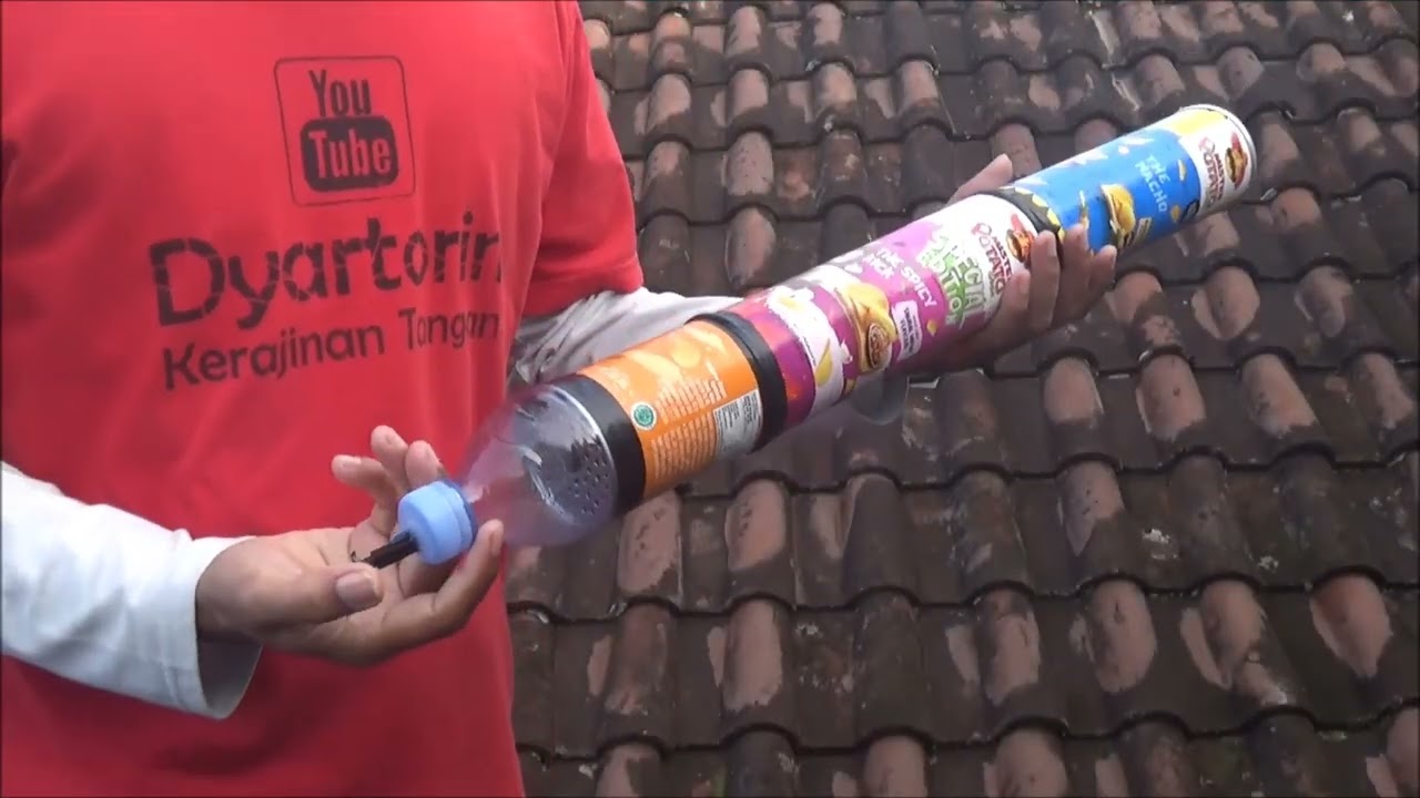 Meriam kaleng kentang - YouTube