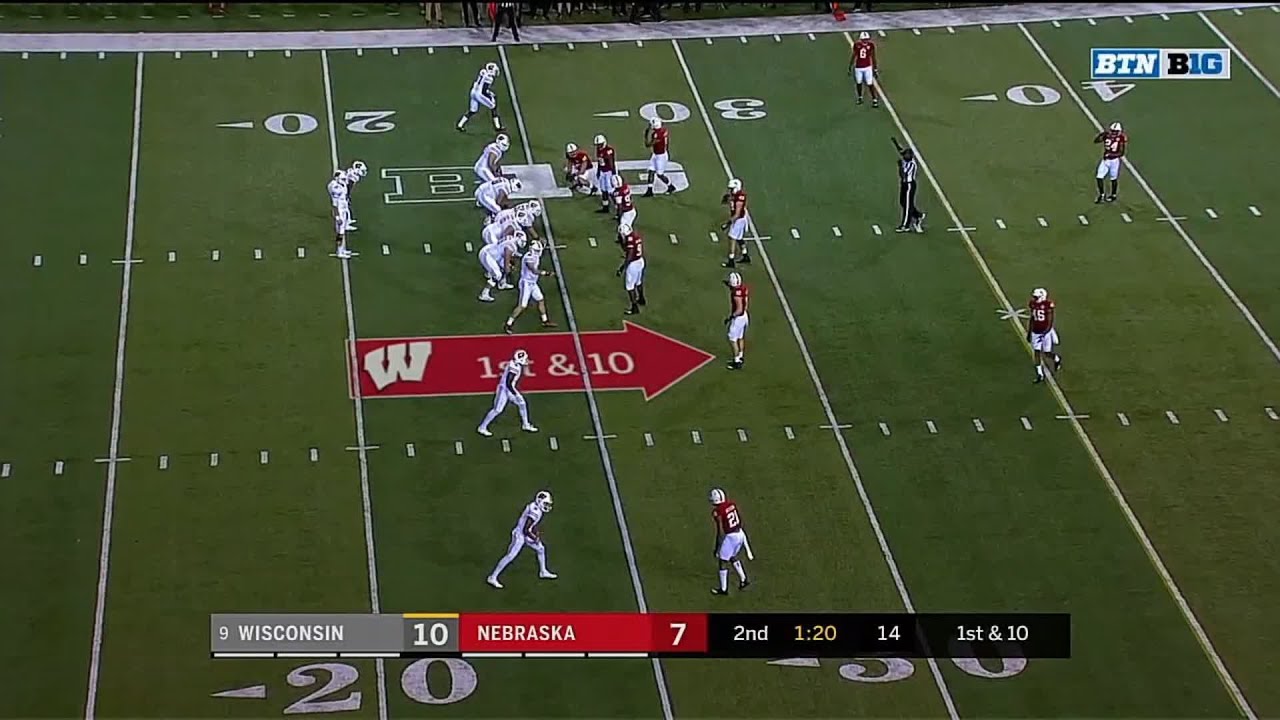Jonathan Taylor's 75-Yard Touchdown vs. Nebraska - YouTube