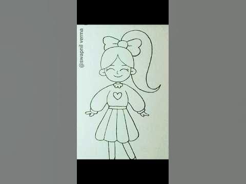 handy tips for beautiful drawing baby doll🥰😍#shortvideo - YouTube