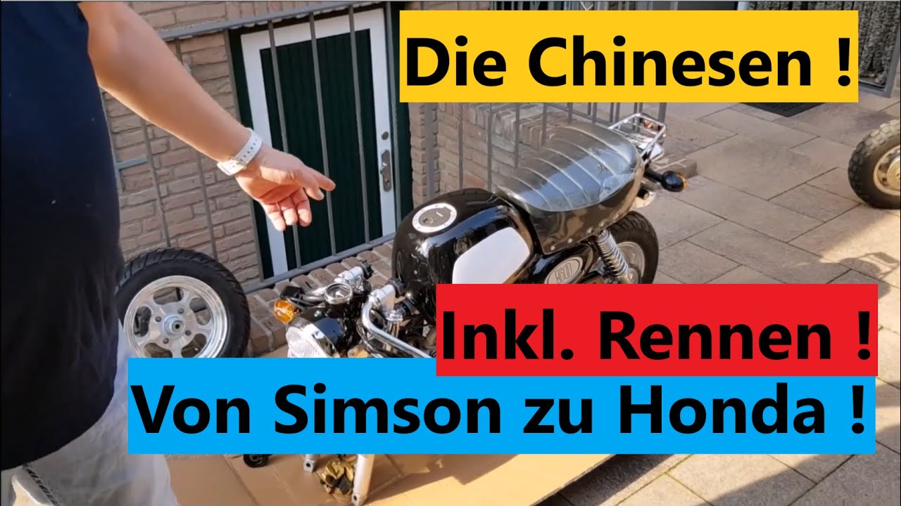 Die Chinesen ! Von Simson zu Honda Rep. Gorilla Rennen und Zusammenbau ...