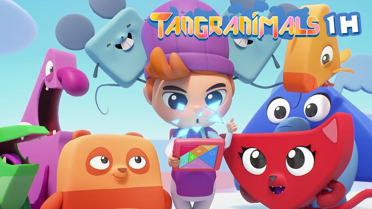 Tangranimals | The secret of tangrams (1H Compilation) Cartoon in ...