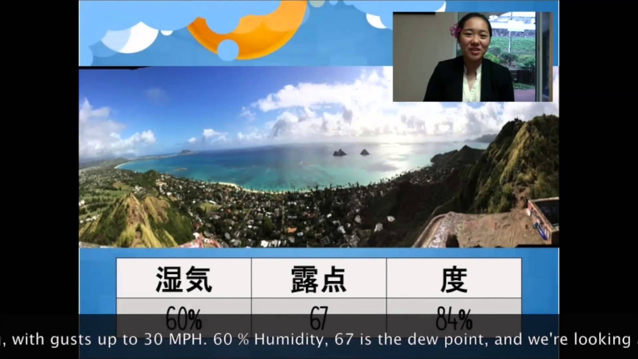 Japanese Weather Report #2 - YouTube