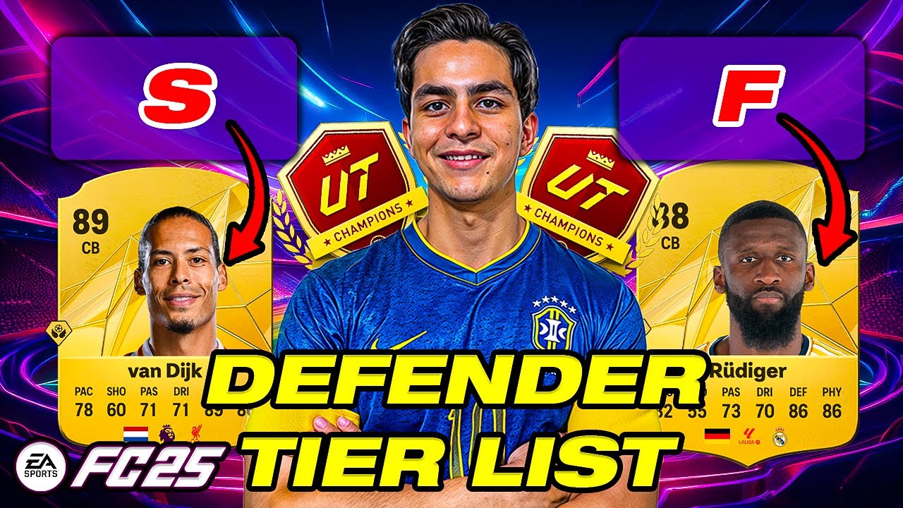 Ranking The BEST DEFENDERS in FC25! - YouTube