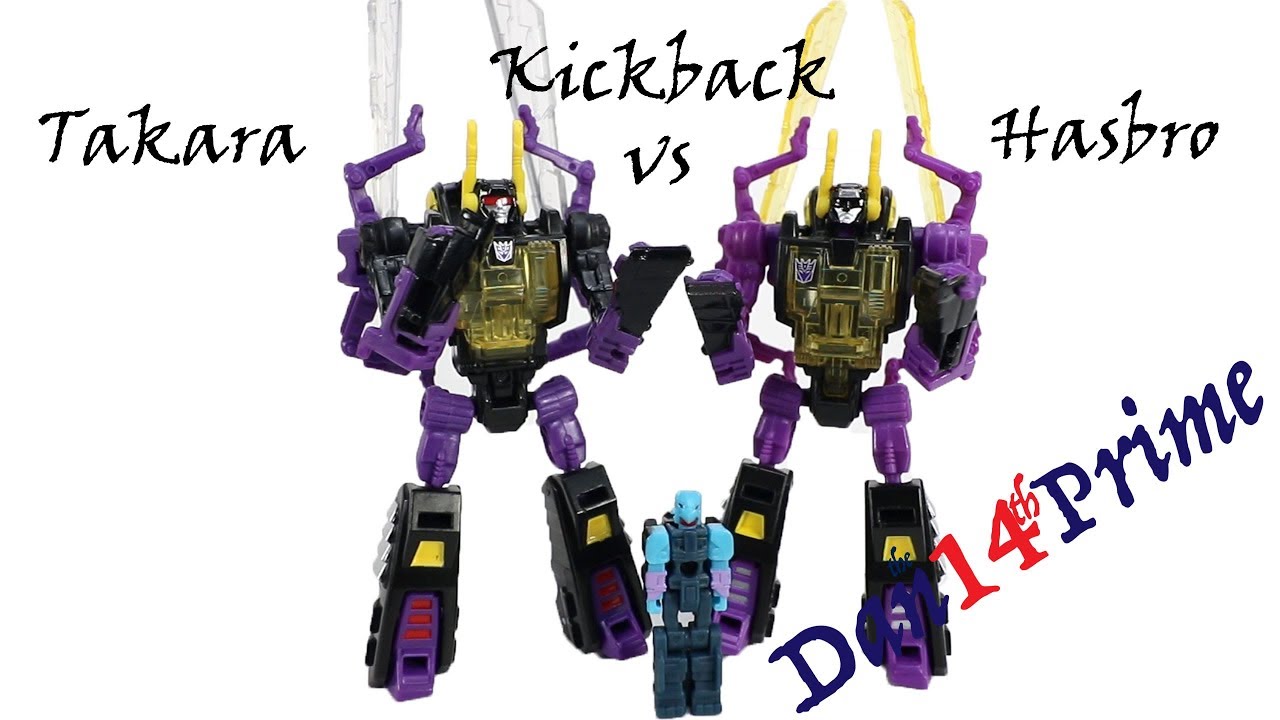 Kickback Transformers Takara Legends vs Hasbro Titans Return - YouTube