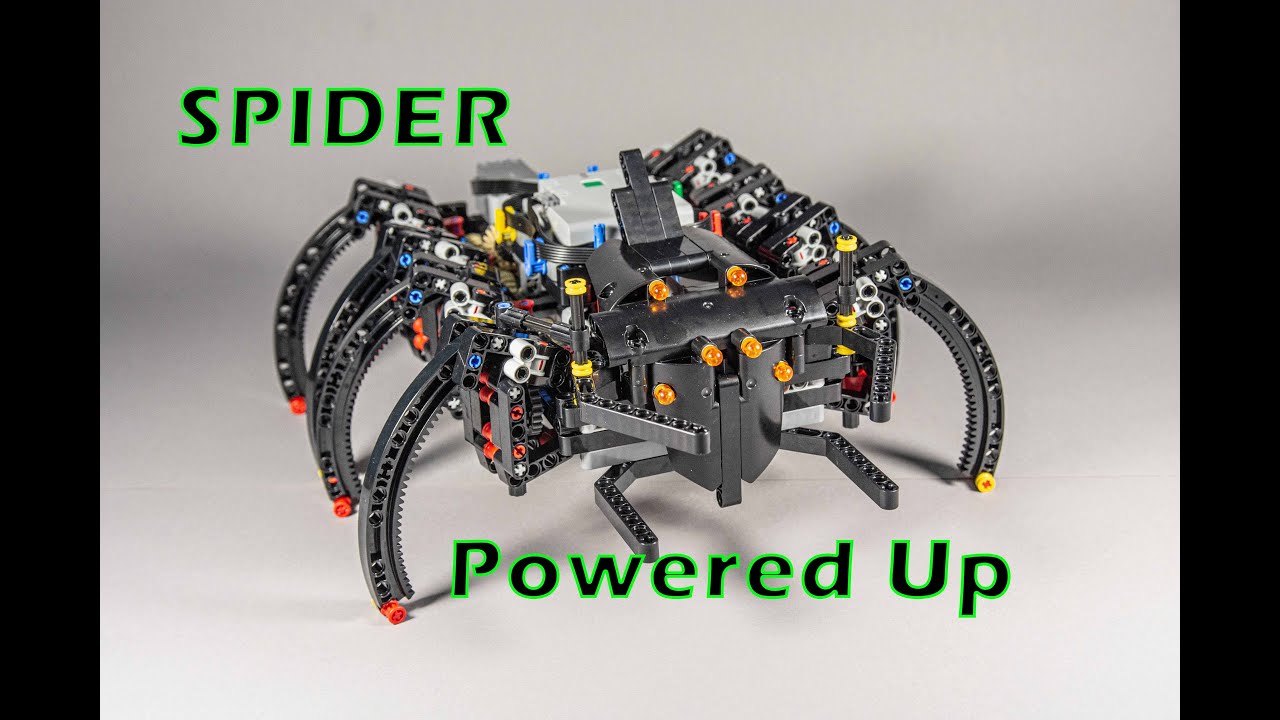 Lego Technic Spider with Powered Up control - YouTube