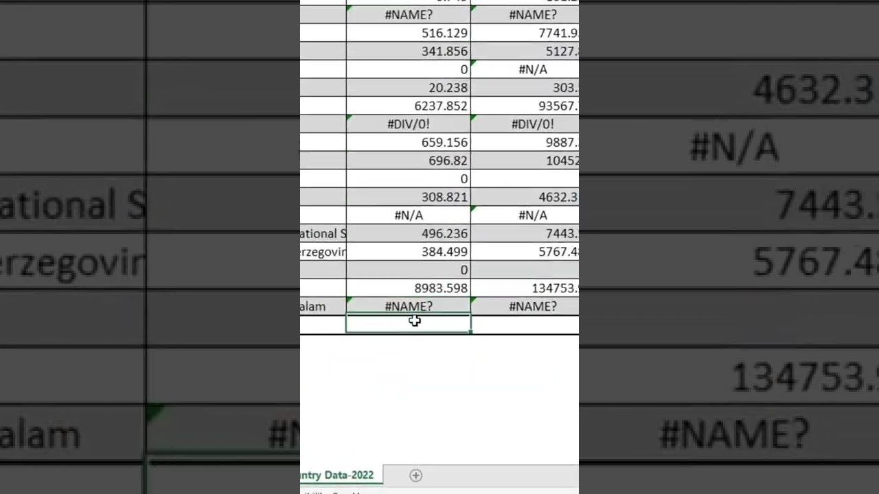 shorts How To Total A Column With Errors Function In Excel To shorts How To Total A Column With Errors Function In Excel To