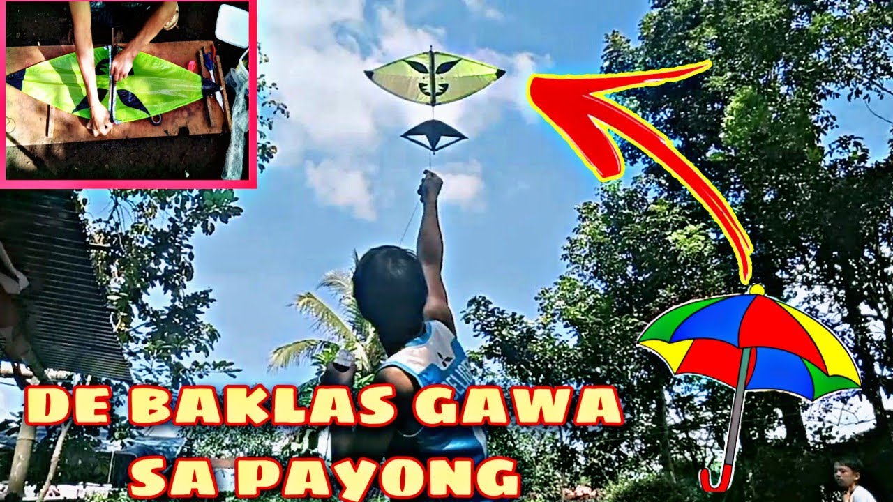 saranggola na de assemble gawa lang sa payong | vietnam kite ...