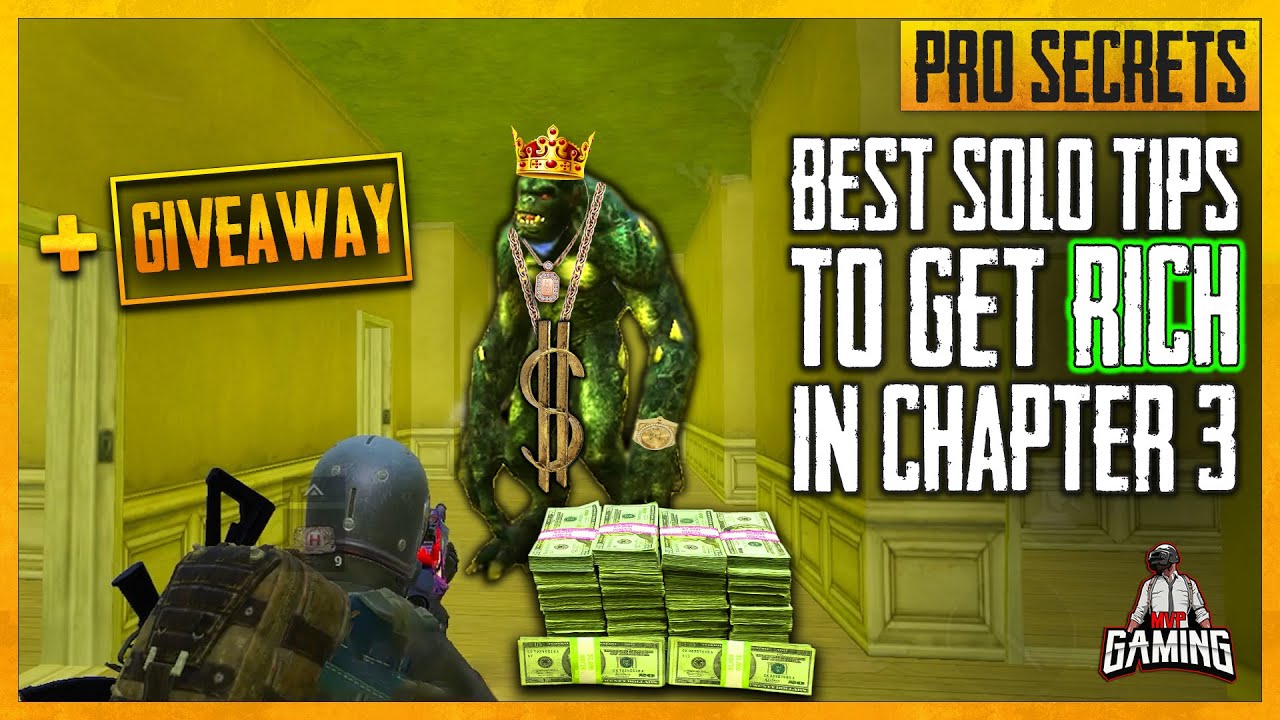 Best Solo Tips for Getting Rich in Chapter 3 PUBG Mobile - YouTube