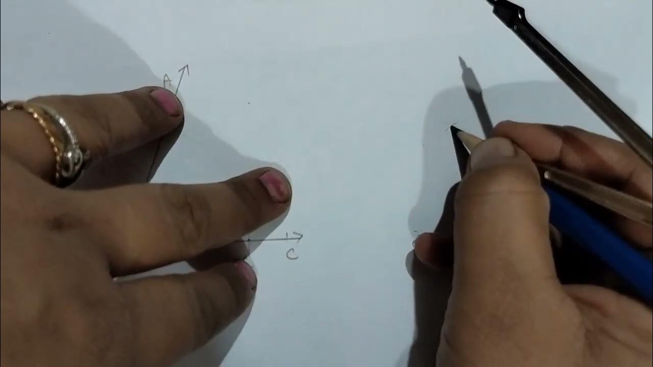 Ex.14B Q.7 & 8 | how to draw copy of given angle using ruler and ...