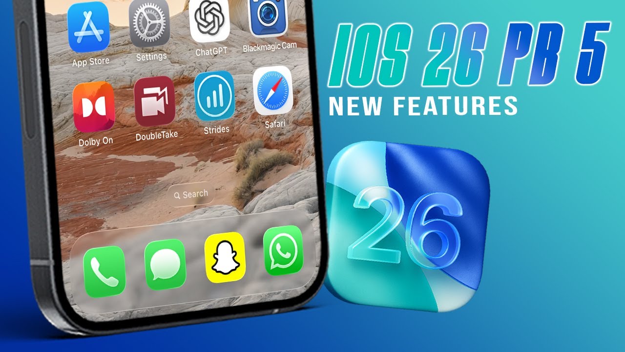 iOS 26 Public Beta 5 is OUT with NEW FEATURES - YouTube