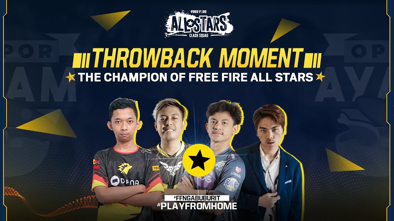 Throwback Moment Champion Free Fire All Stars - YouTube