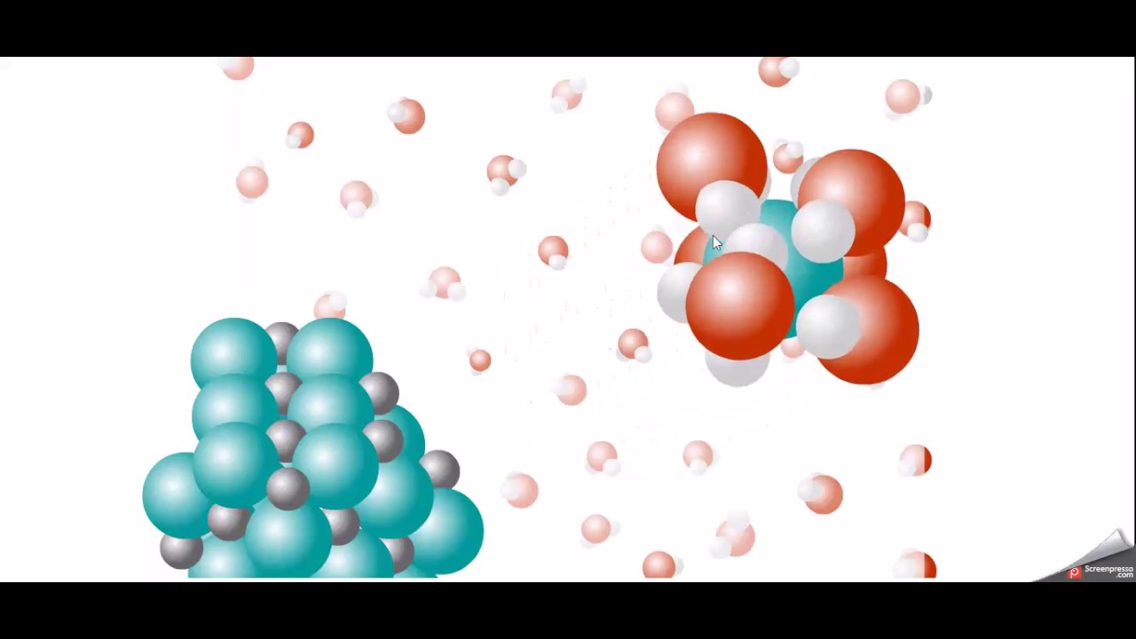 chapitre 9 compréhension du phénomène de dissolution - YouTube