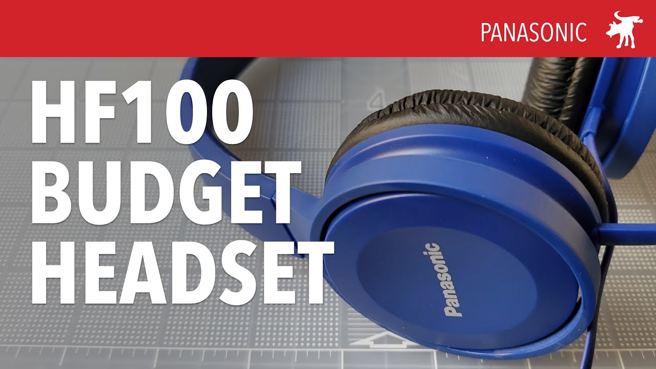 Panasonic HF100 Headphone review - YouTube