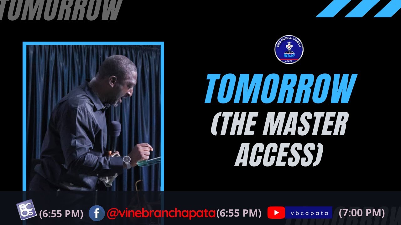Tomorrow (The Master Access) - YouTube