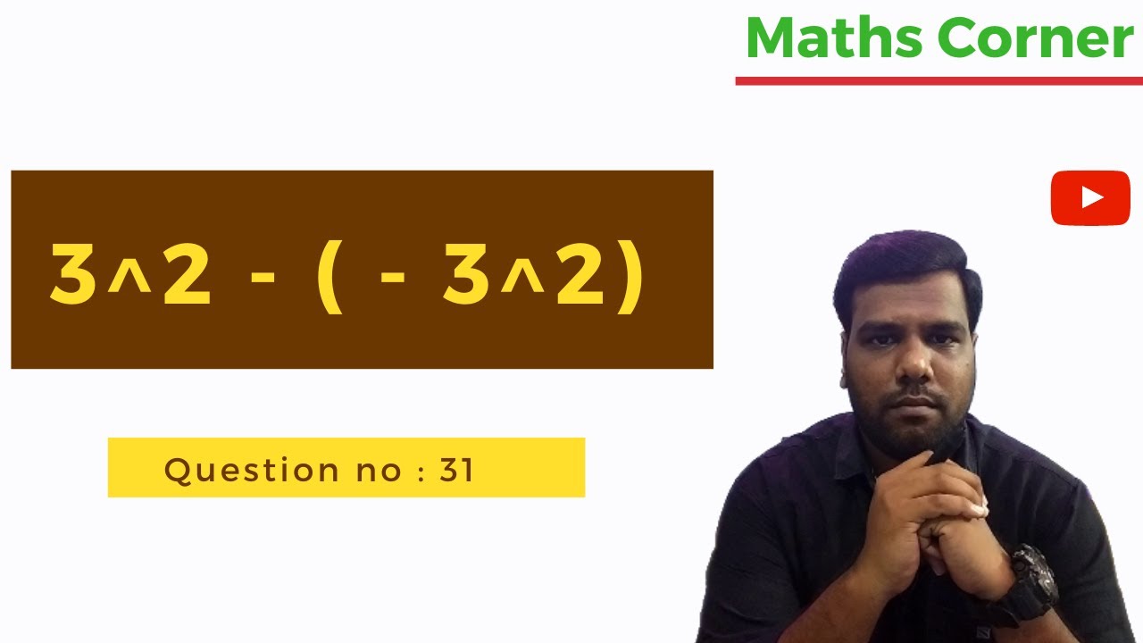 Question no : #31 | Maths Corner - YouTube