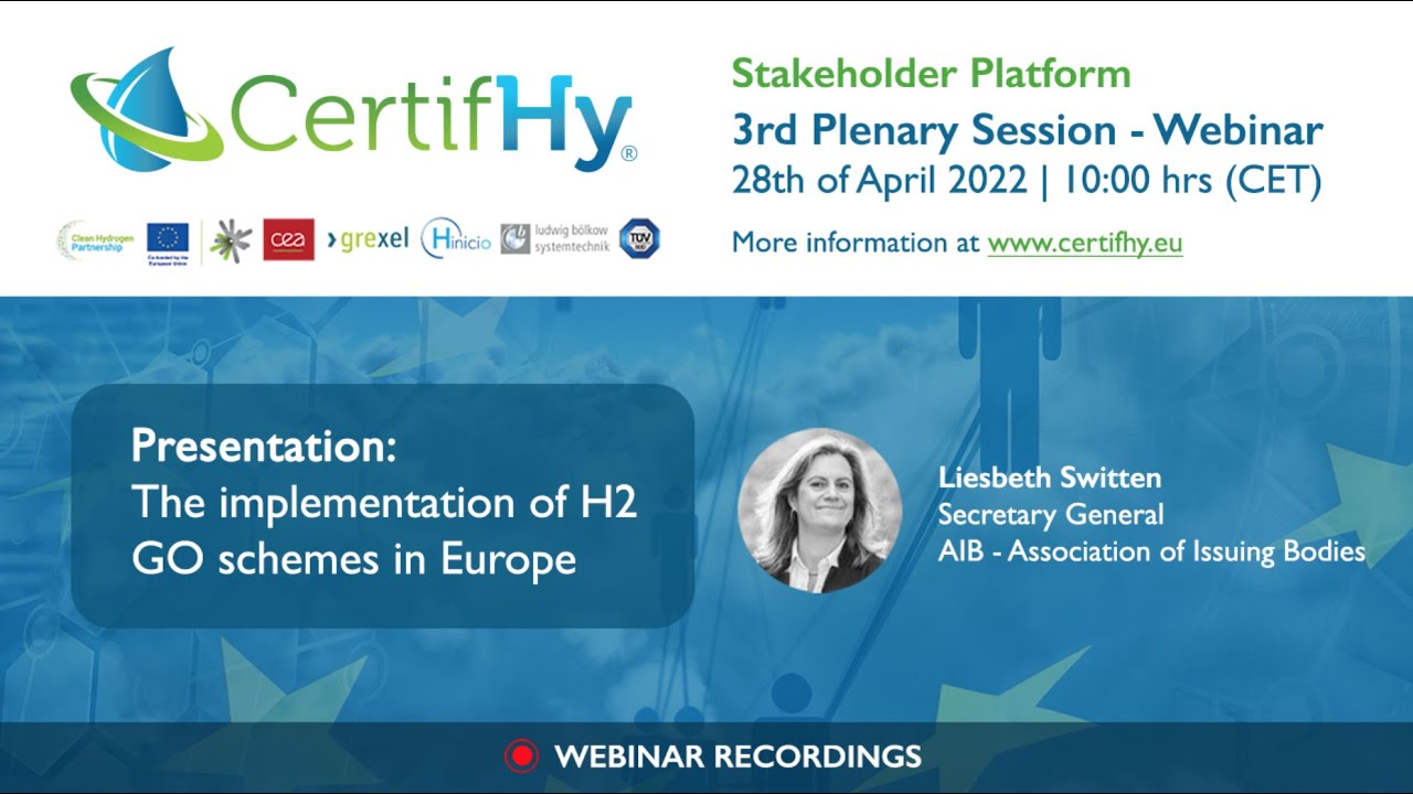 Presentation: The implementation of H2 GO schemes in Europe | 3rd ...