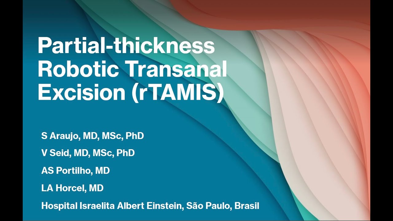 Partial-thickness Robotic Transanal Excision (RTAMIS) - YouTube