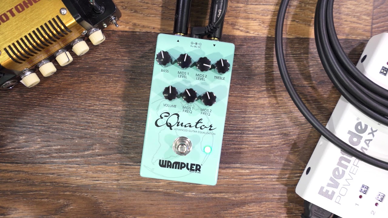 Wampler - Equator (NAMM 2018 Pedal Demo Marathon) - YouTube