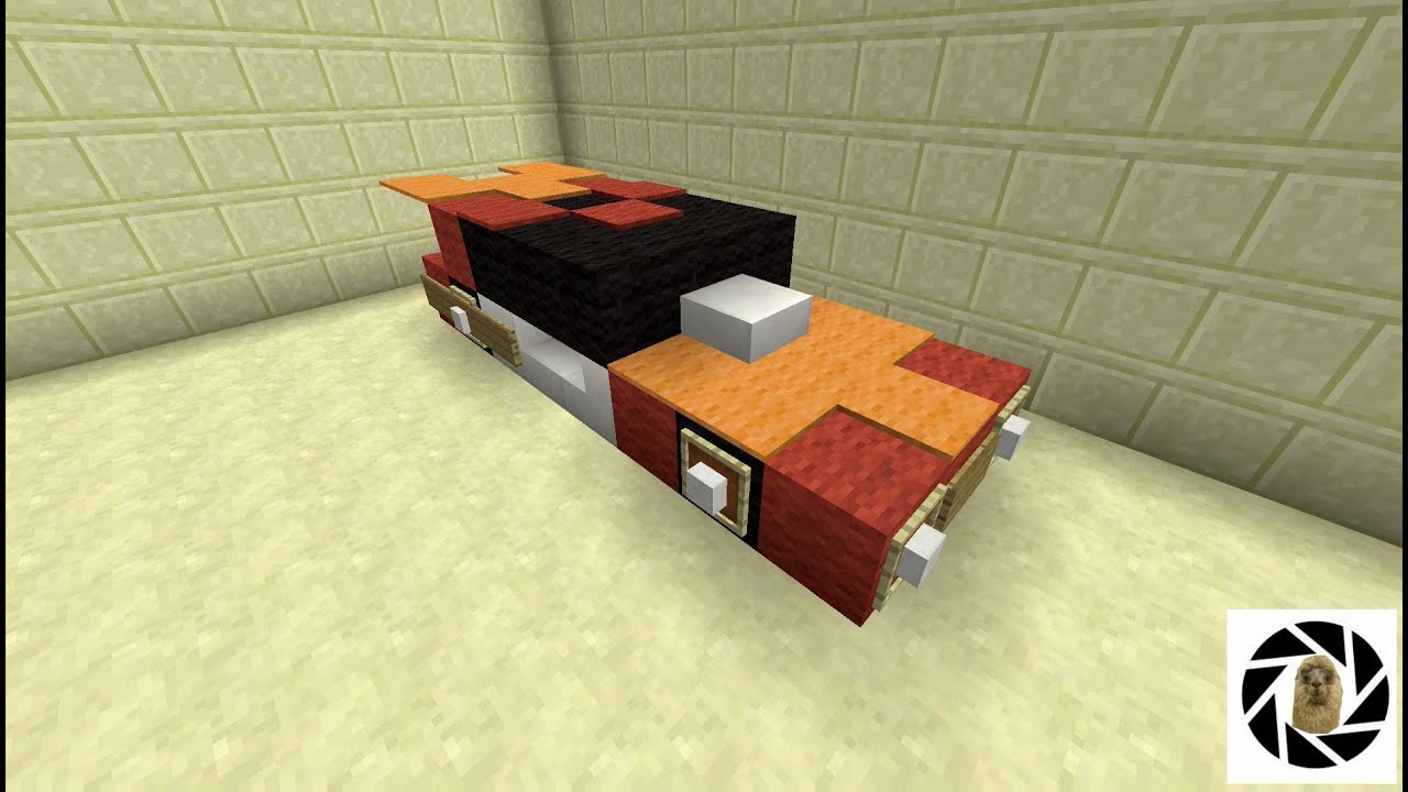 Minecraft - How To Build Transformers G1 Hot Rod! - YouTube