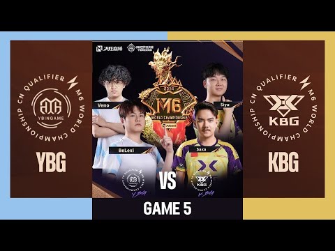 MLBB M6 China Qualifier | UPPER BRACKET FINAL - YBG vs KBG | Game 5 ...