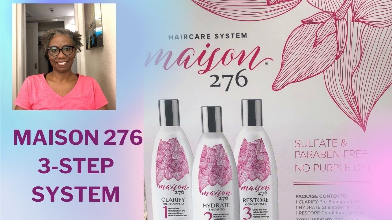 Gray Hair? Maison 276 3-Step Hair Care System - YouTube